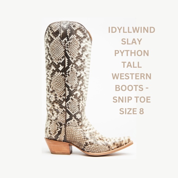 Idyllwind | Shoes | Idyllwind Slay Python Tall Western Boots Snip Toe ...